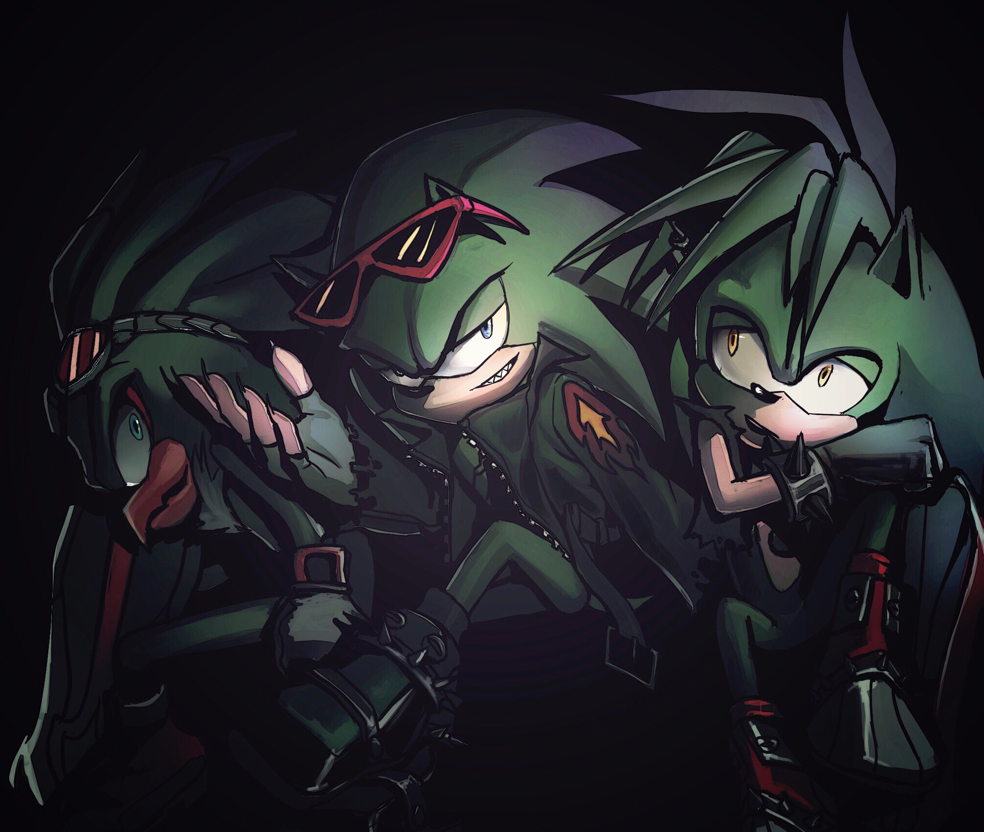 Dark Scourge The Hedgehog