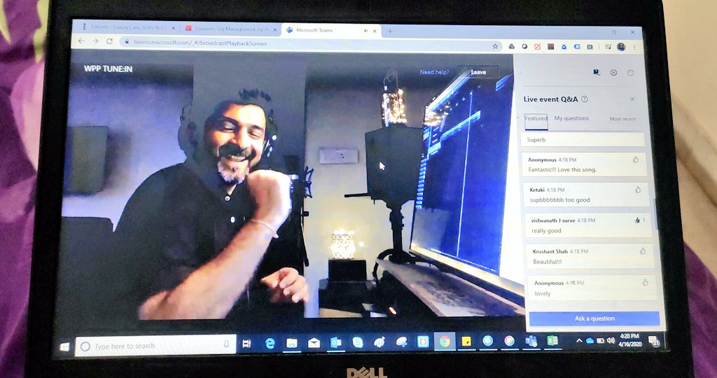 chitta ranjan sahoo on Twitter: "@SachinJigarLive enjoying WPP TUME:IN. It is a wonderful ...