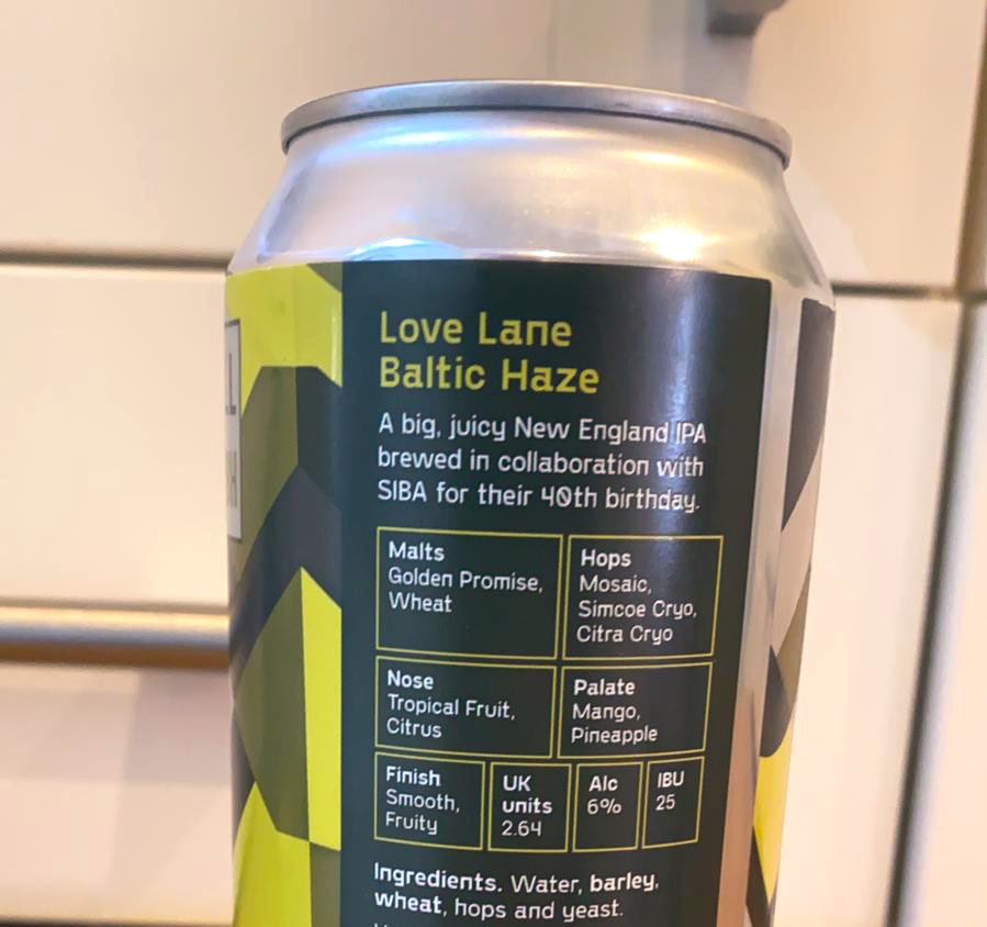 SIBA on Twitter: "A bit of good news! Our 40th anniversary collaboration beer ‘Baltic Haze’ with ...