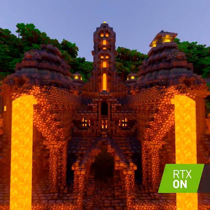 Minecraft Lava Temple