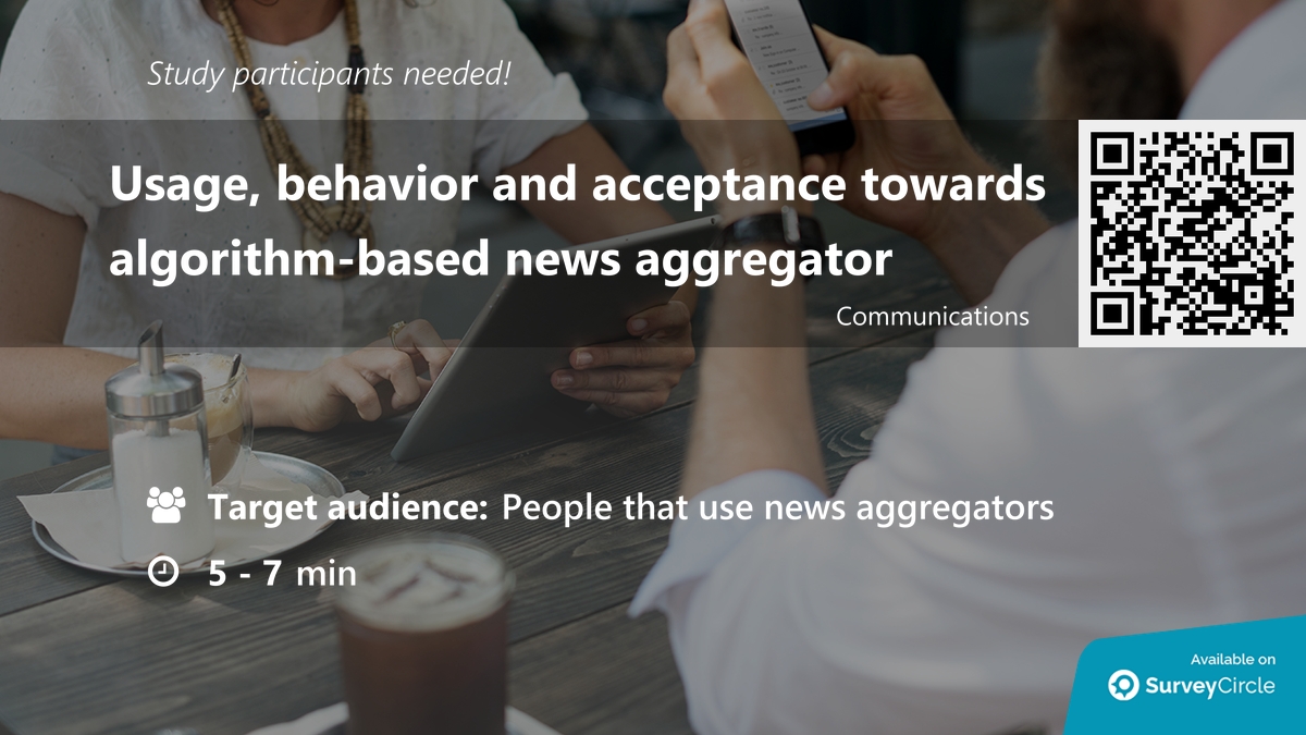 Daily Research @SurveyCircle on Twitter: "Participants needed for online survey! Topic: "Usage ...