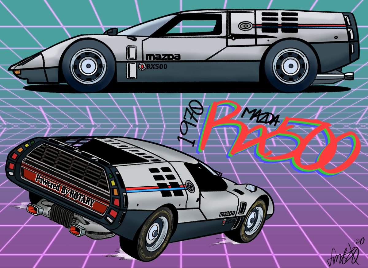 Mazda Rx500 Engine / Featuring a 10a wankel engine it could rev to 15 ...