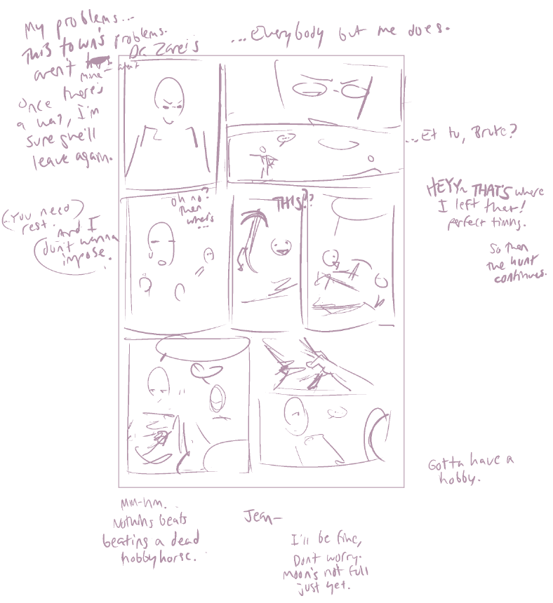 「thumbs + writing...... 」|Zack Morrisonの漫画