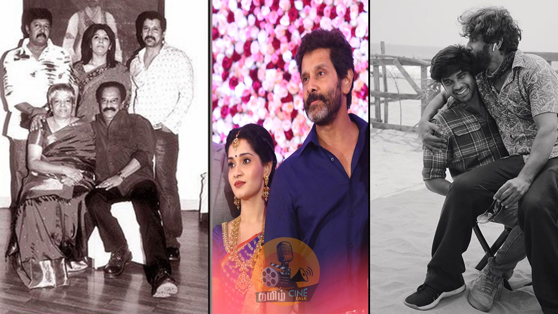 Actor Vikram Marriage Photos Actor Vikram Prabhu & His Wife PC