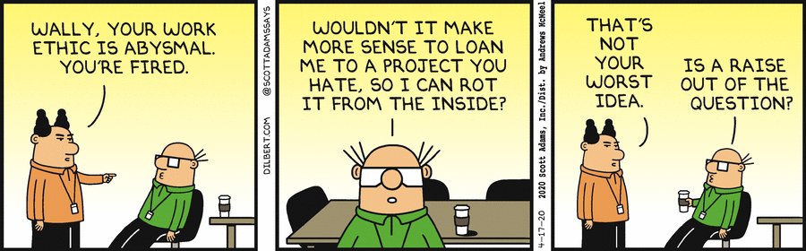 Ethics Cartoon Dilbert