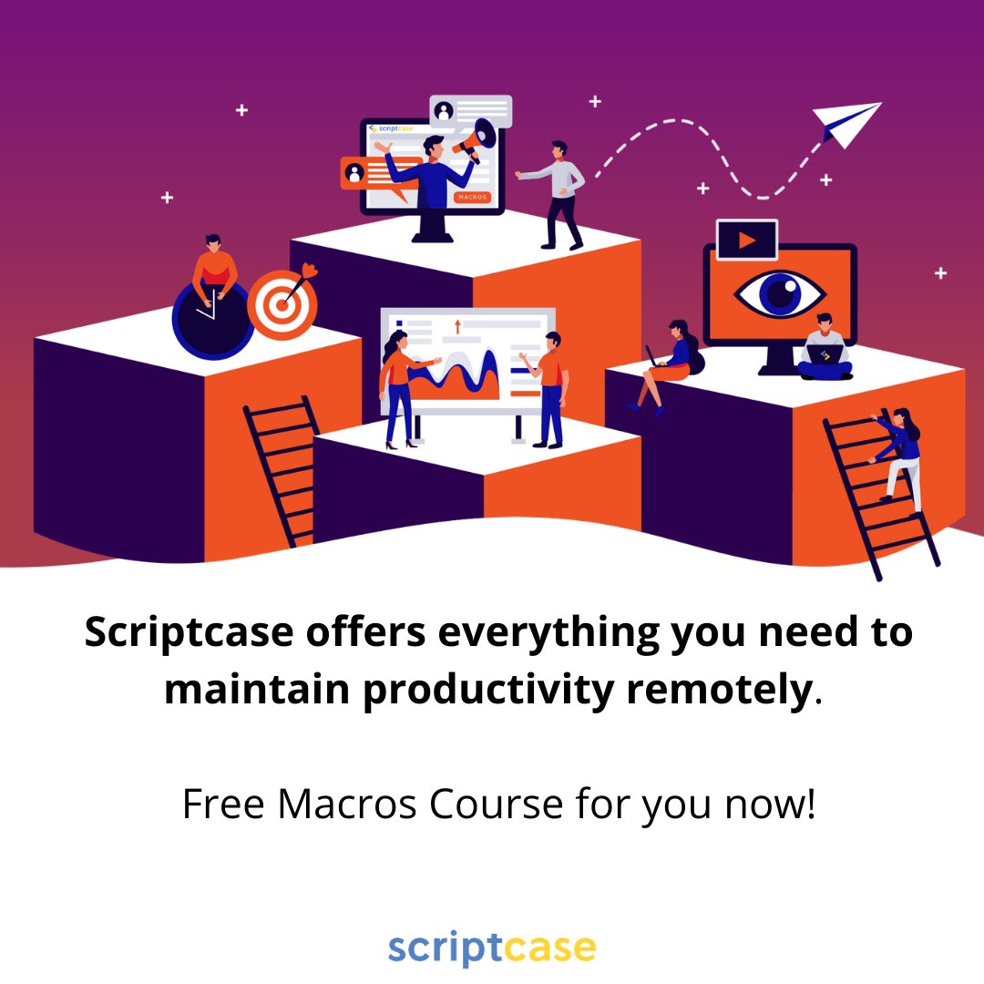 ScriptCase PHP RAD on Twitter: "🚀Scriptcase offers everything you need to maintain productivity ...