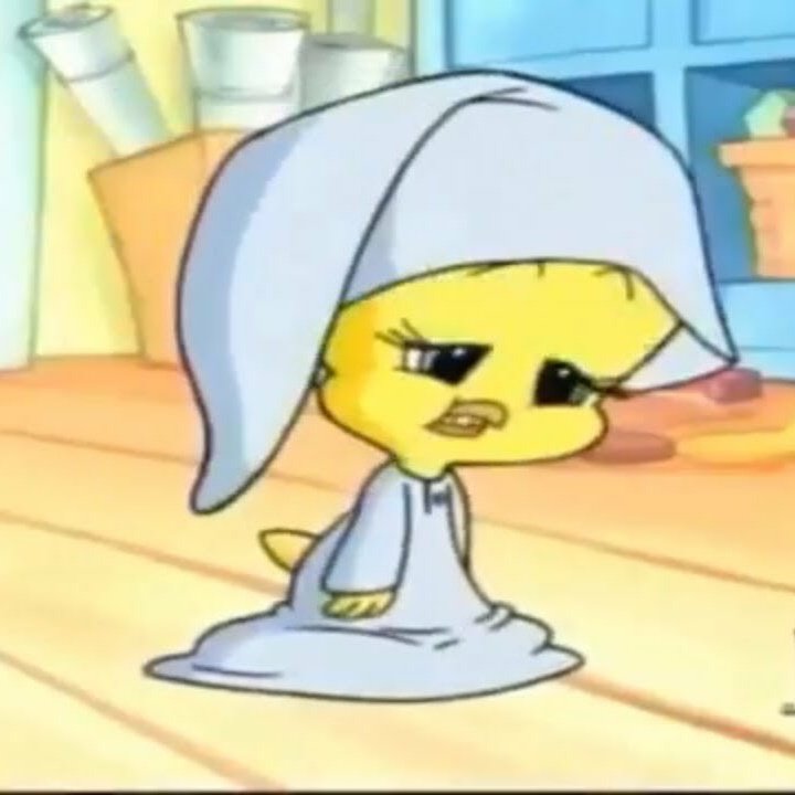 Tweety Bird Sad Face