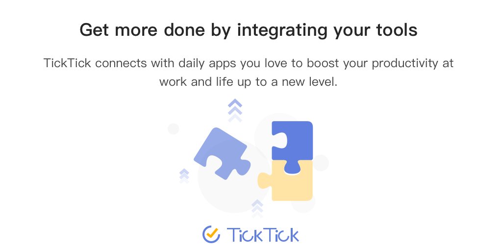 TickTick on Twitter: "📢 All TickTick Integrations can now be found at https://t.co/GEYEj8sYAG 🛤️ ...