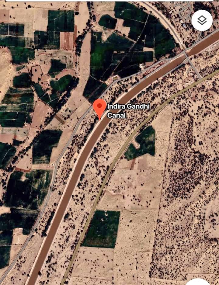 Indira Gandhi Canal Map