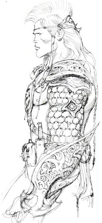 「He-Man designs by Mœbius, for MASTERS OF THE UNIVERSE (1987)」WEIRDLAND ...