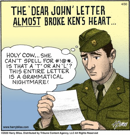Dear John Letter Military