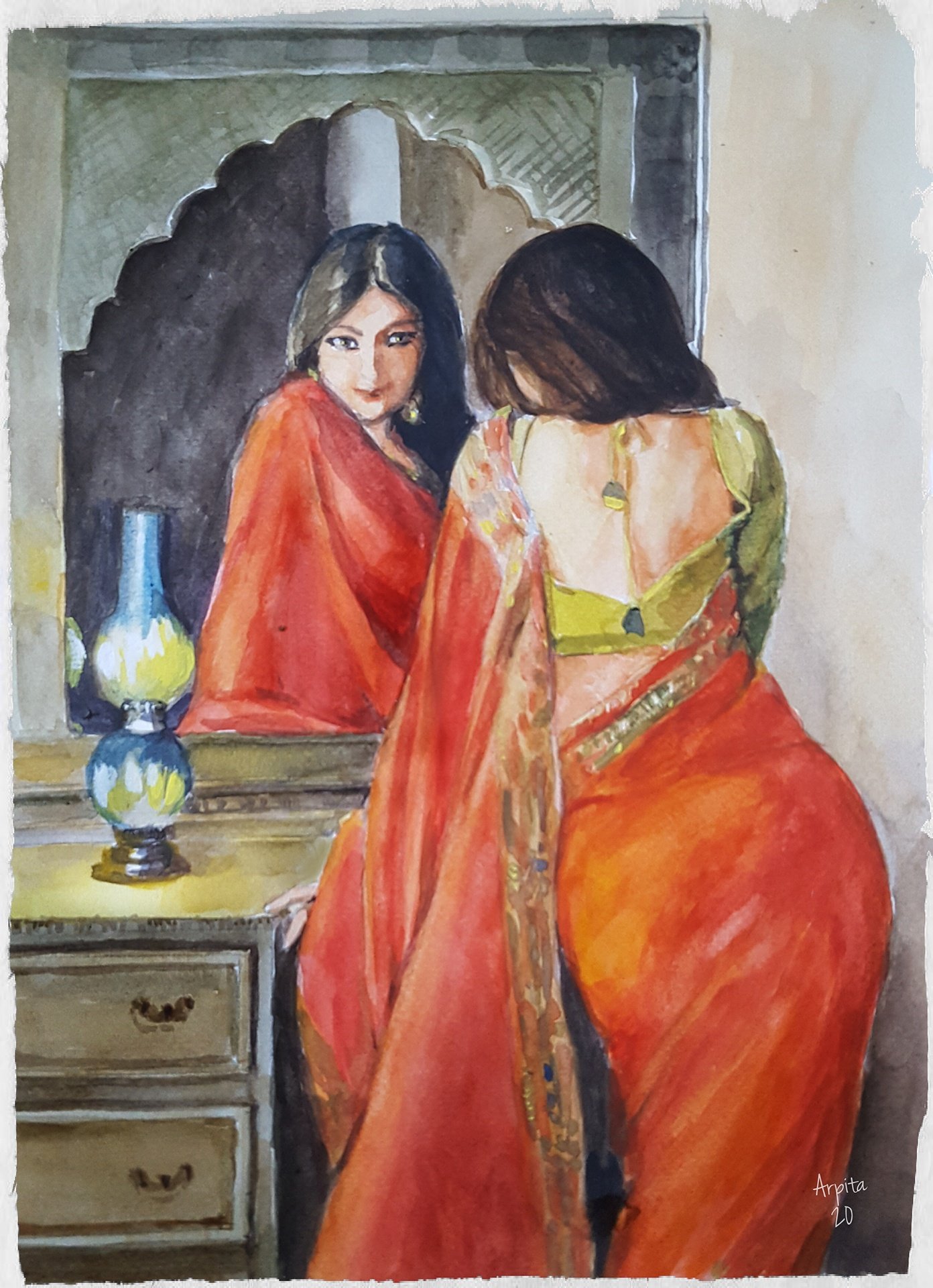 Mirror Reflection Drawing NEW PERSPECTIVE | Alain Gilles