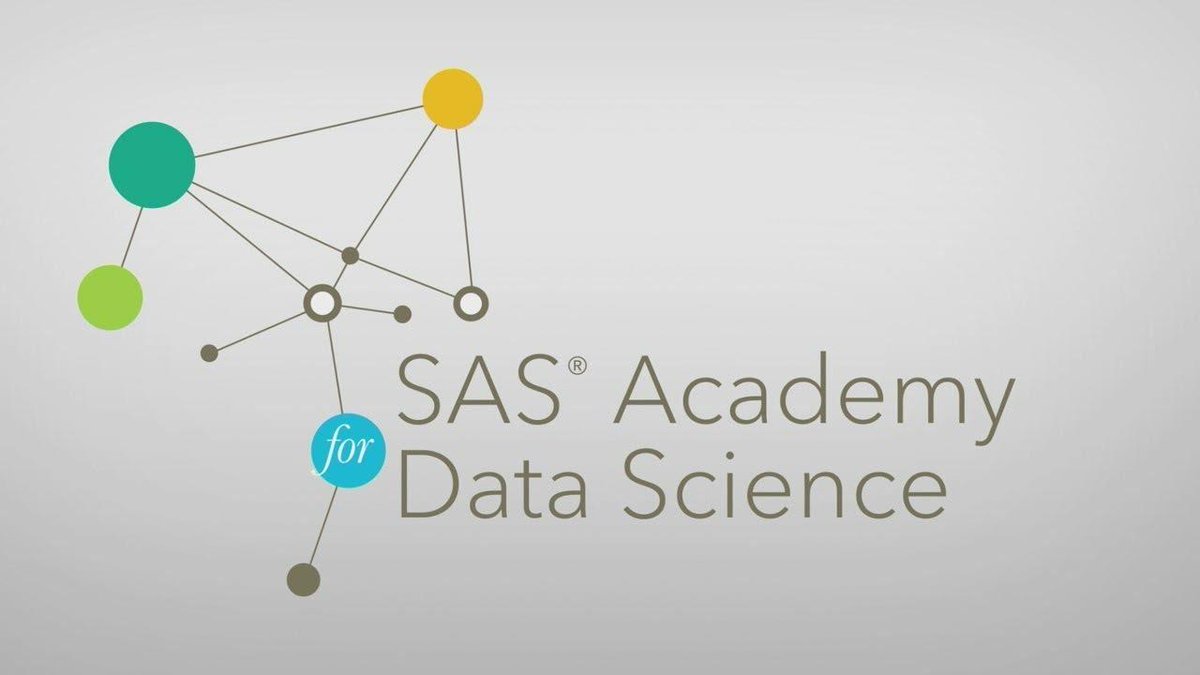 Kirk Borne on Twitter: "The SAS Academy for #DataScience launches new & improved offerings ...