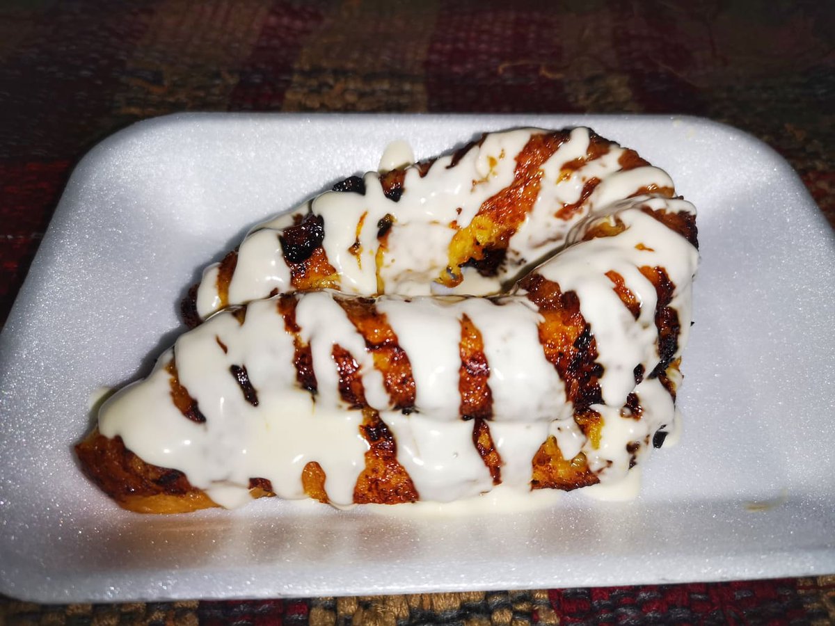 Platanos Fritos Con Crema