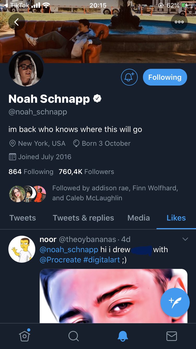 uhm me i guess on Twitter: "Turns out he really did like :) now i feel cool 😎 thanks @noah ...