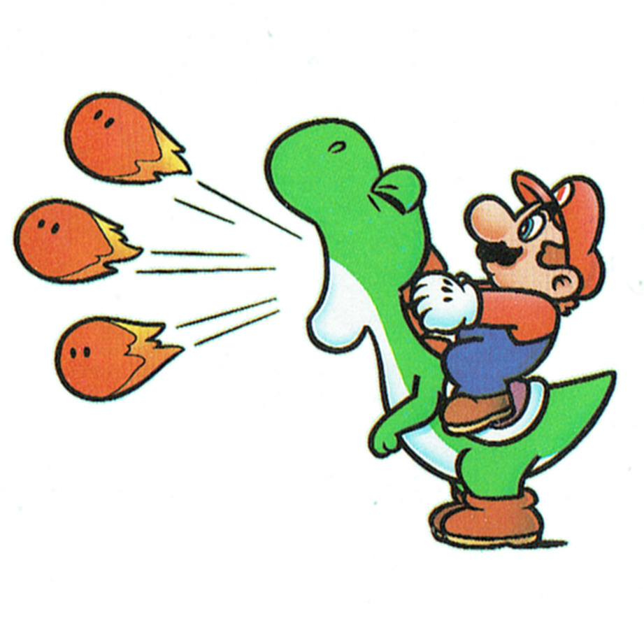 Red Yoshi Super Mario World