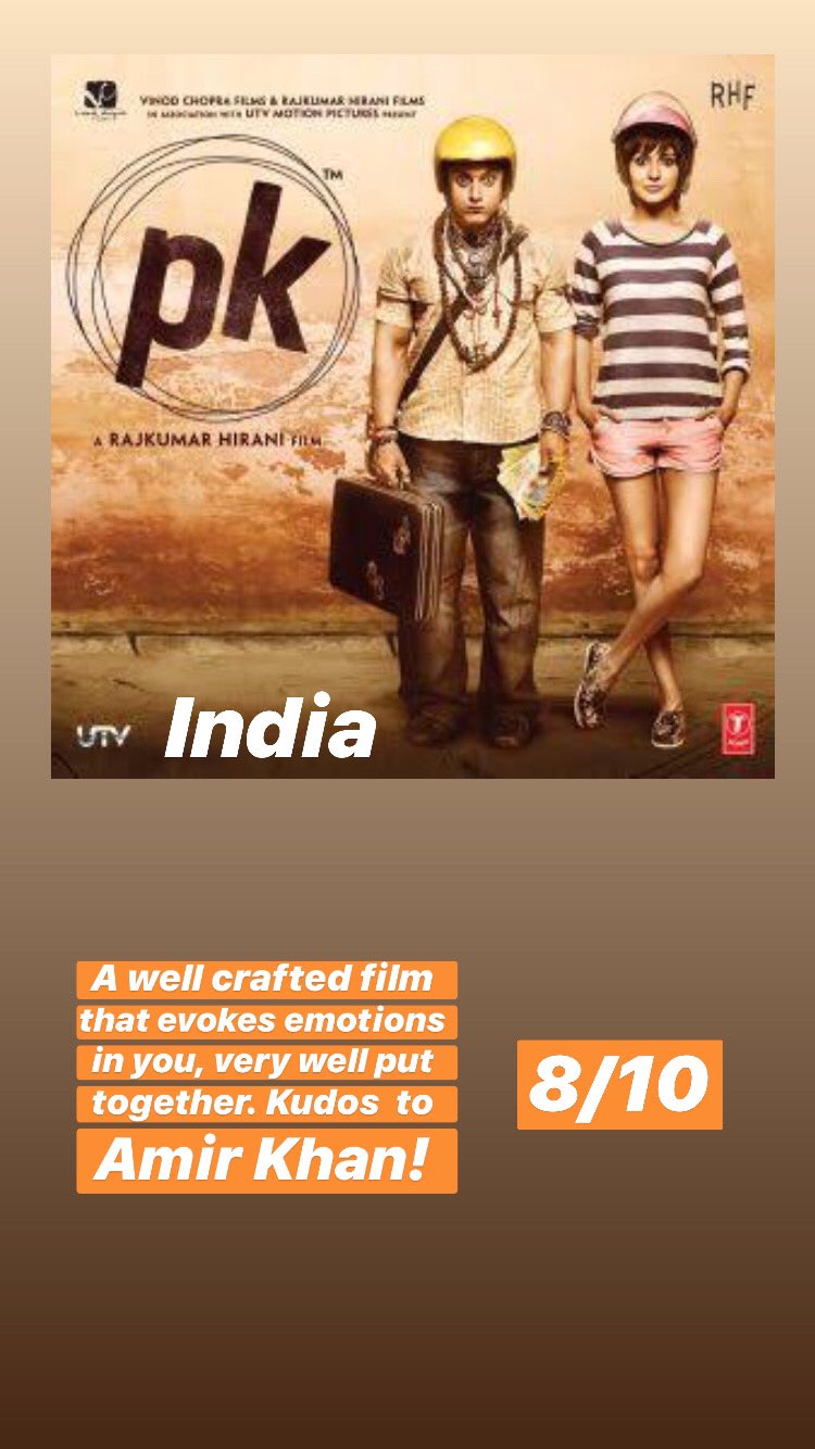 fitry on Twitter: "- PK - 2 h 25 m - Indian Movie —————— #indianmovie #PK #bollywood #AmirKhan # ...