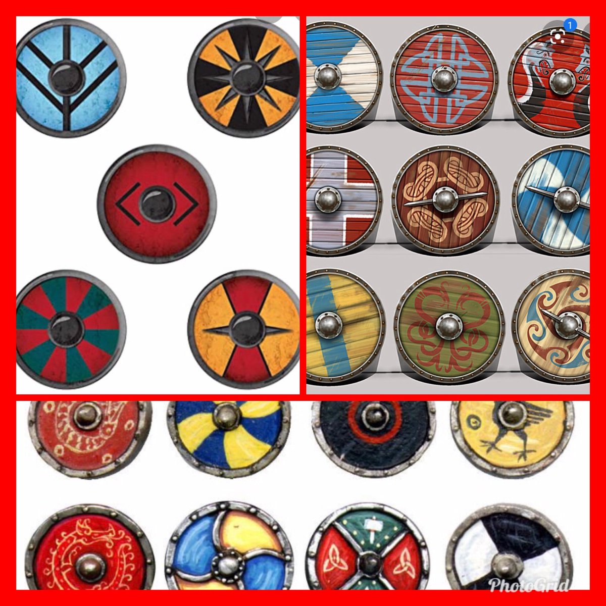Viking Shields Template.
