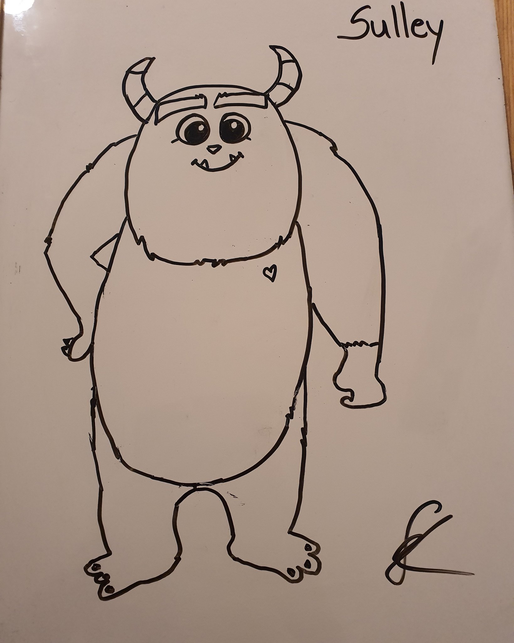 How To Draw Sulley From Monsters University