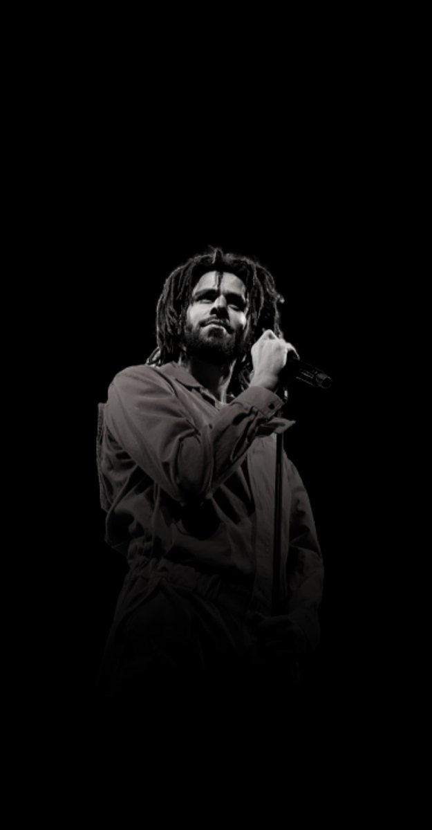 J Cole Black And White
