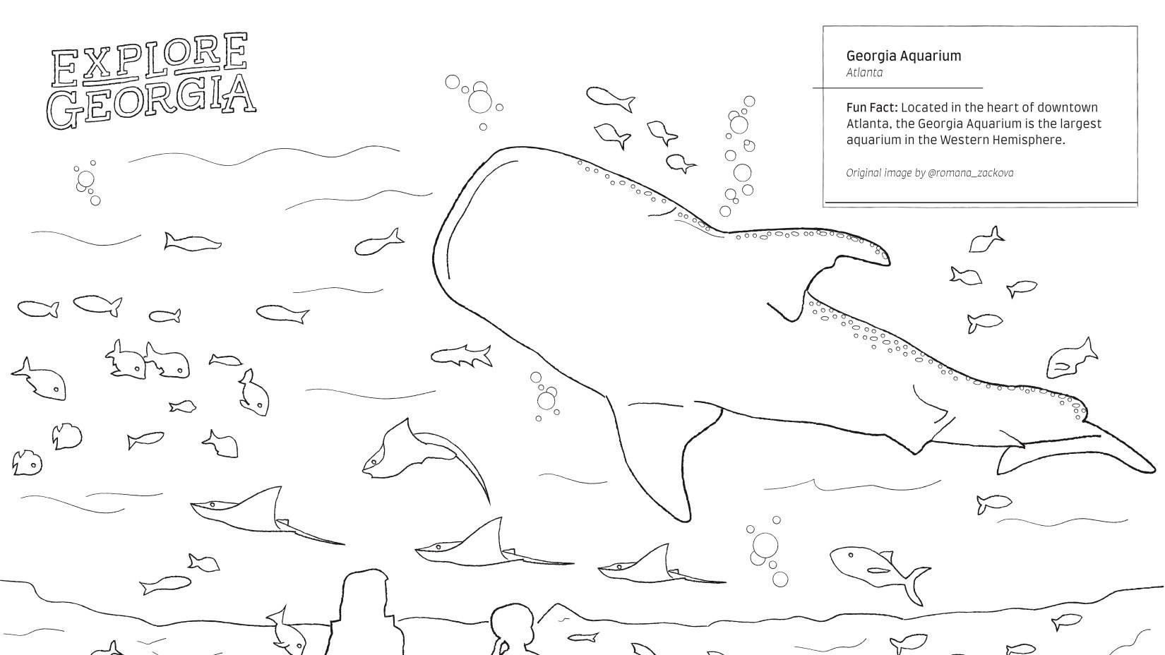 Ga Aquarium Coloring Pages