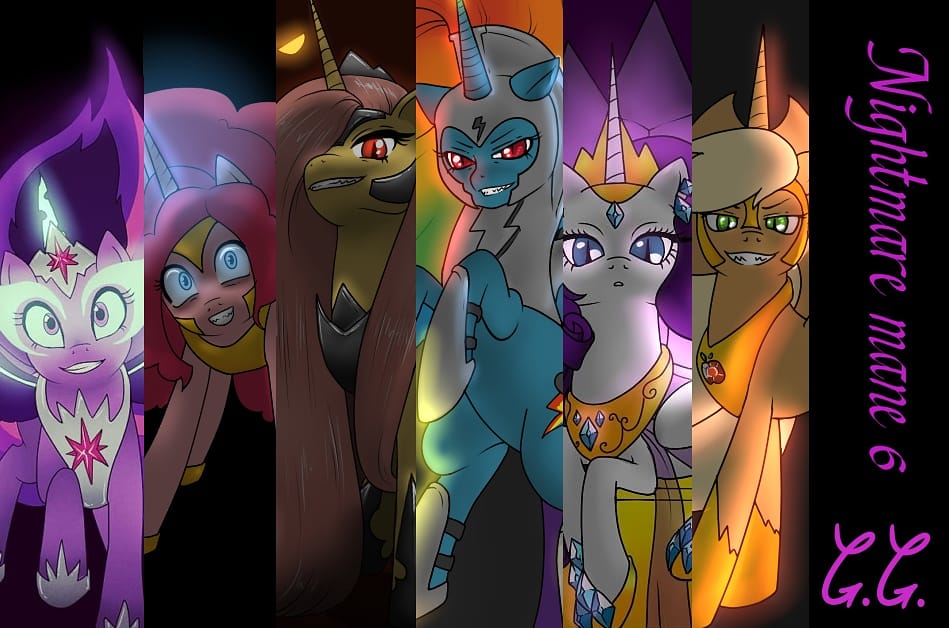 Mlp Nightmare Mane 6