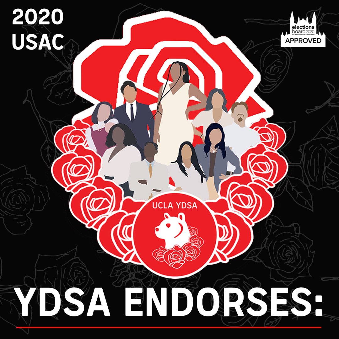 UCLA YDSA 🌹 on Twitter: "It is with great pride that we announce our endorsements for the 2020 ...