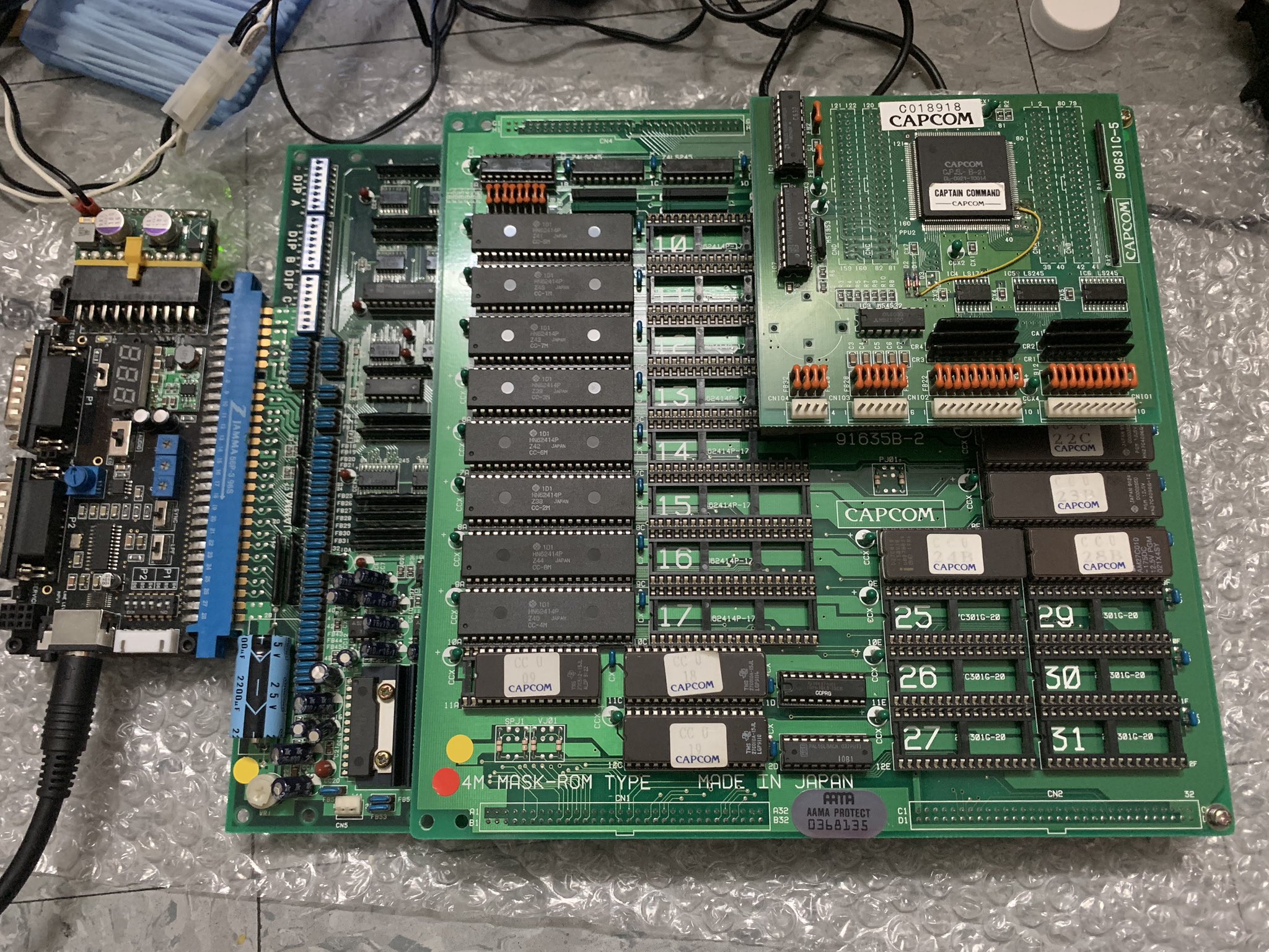 iFixRetro on Twitter: "Captain Commando arcade board desuicided and revived for the original ...