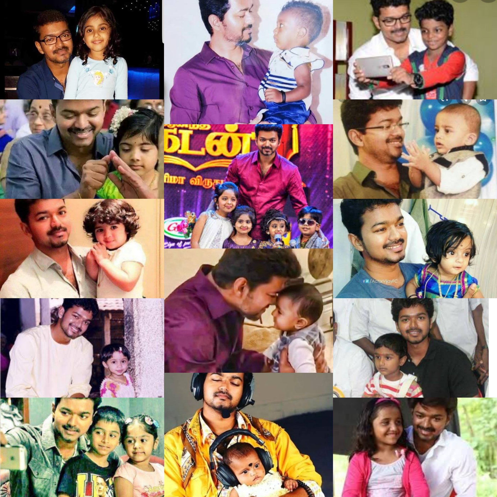 Actor Vijay Children Photos