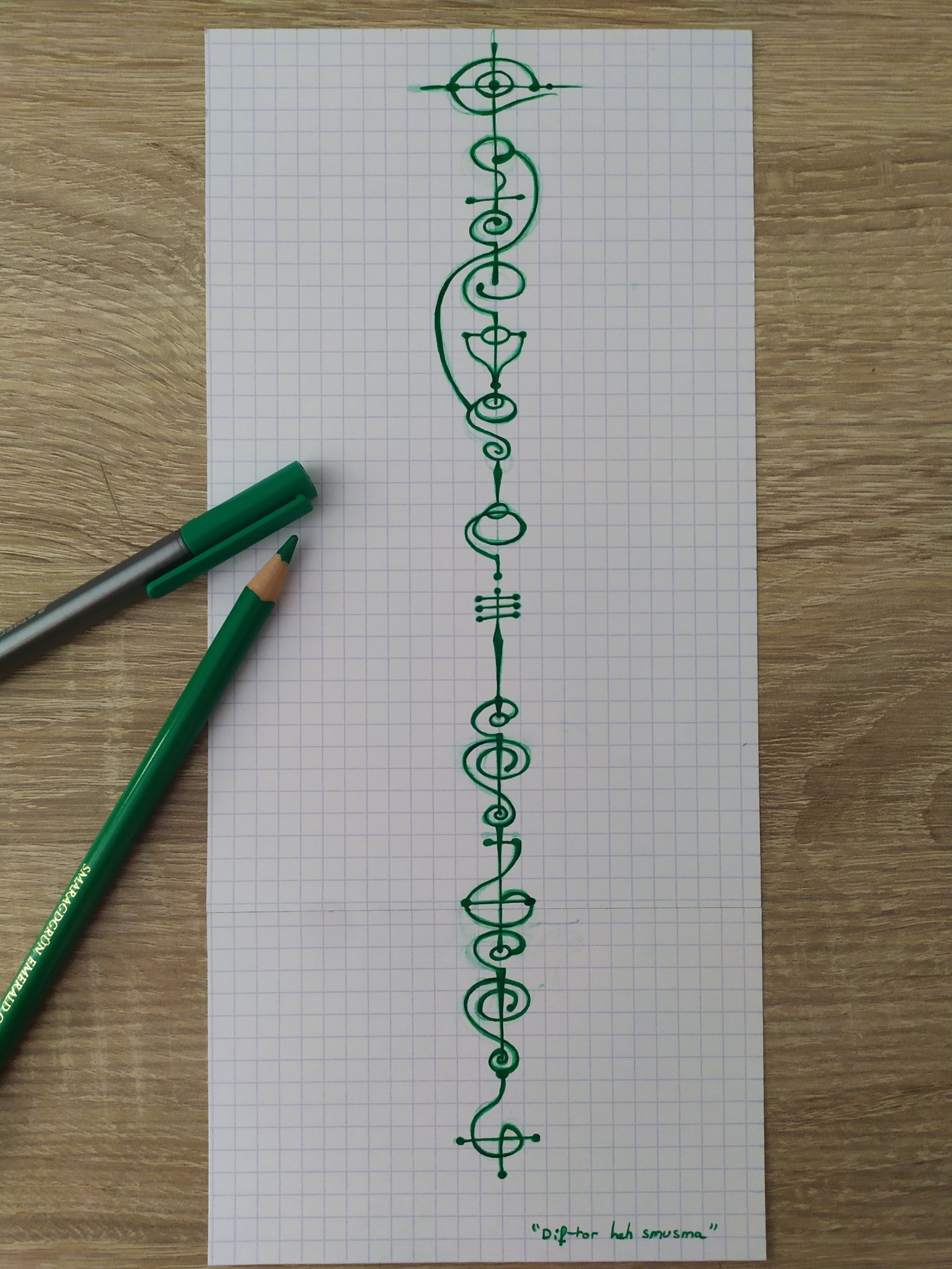 Vulcan Calligraphy Live Long And Prosper