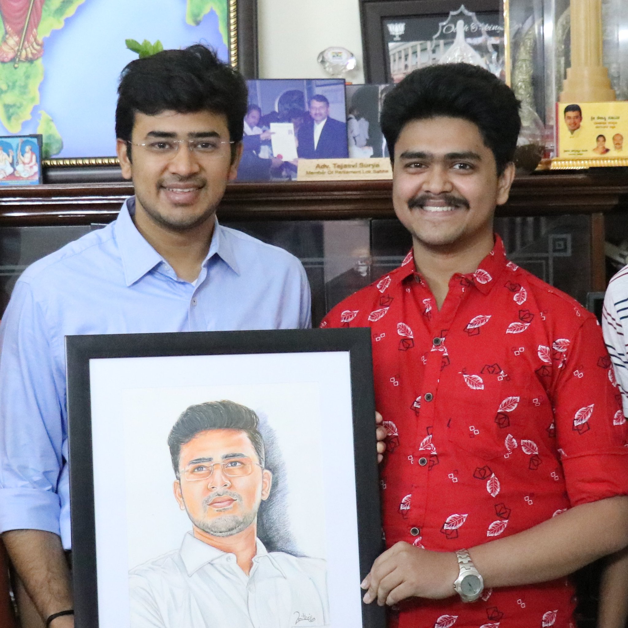 Prithvi.Prabhu.Art on Twitter: "#ISupportTejasviSurya #IStandWithTejasviSurya . We're blessed to ...