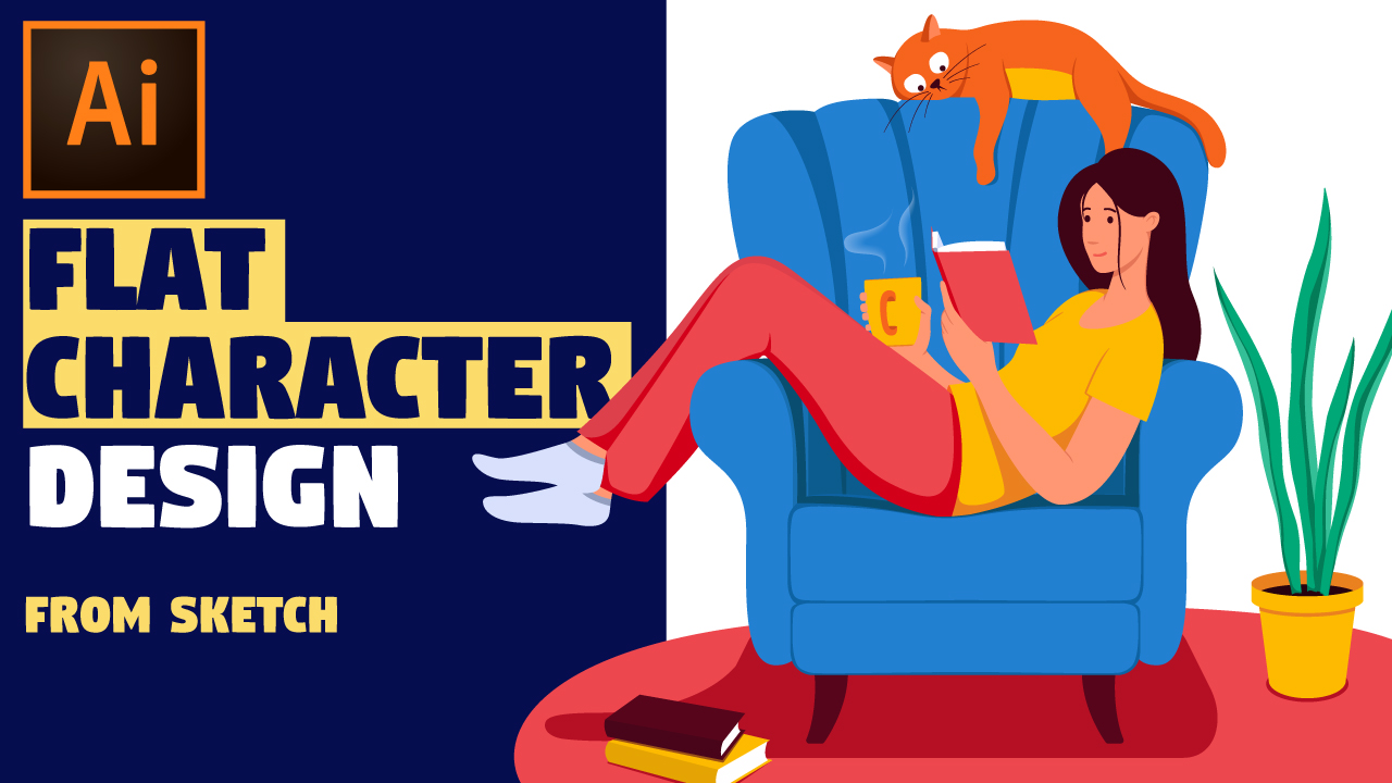 T&T Tutorials on Twitter: "New tutorial! 🎬 Learn how to create character illustration from ...