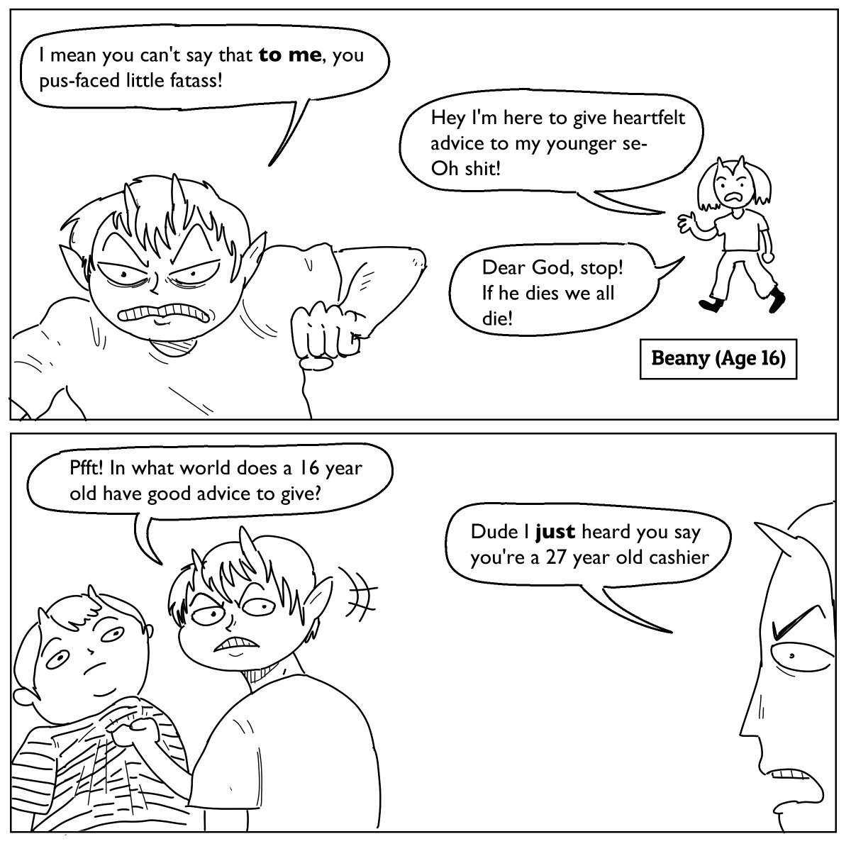 「I turned 27 today. I have mixed feelings about it-- so I mad」chocken ...