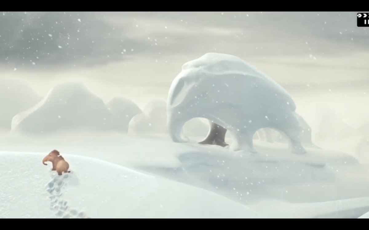 Ice Age Cave Scene