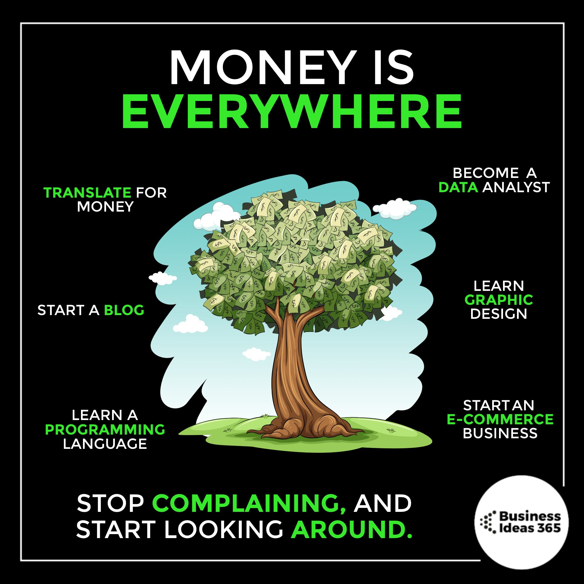 Money Tree Large Graphic