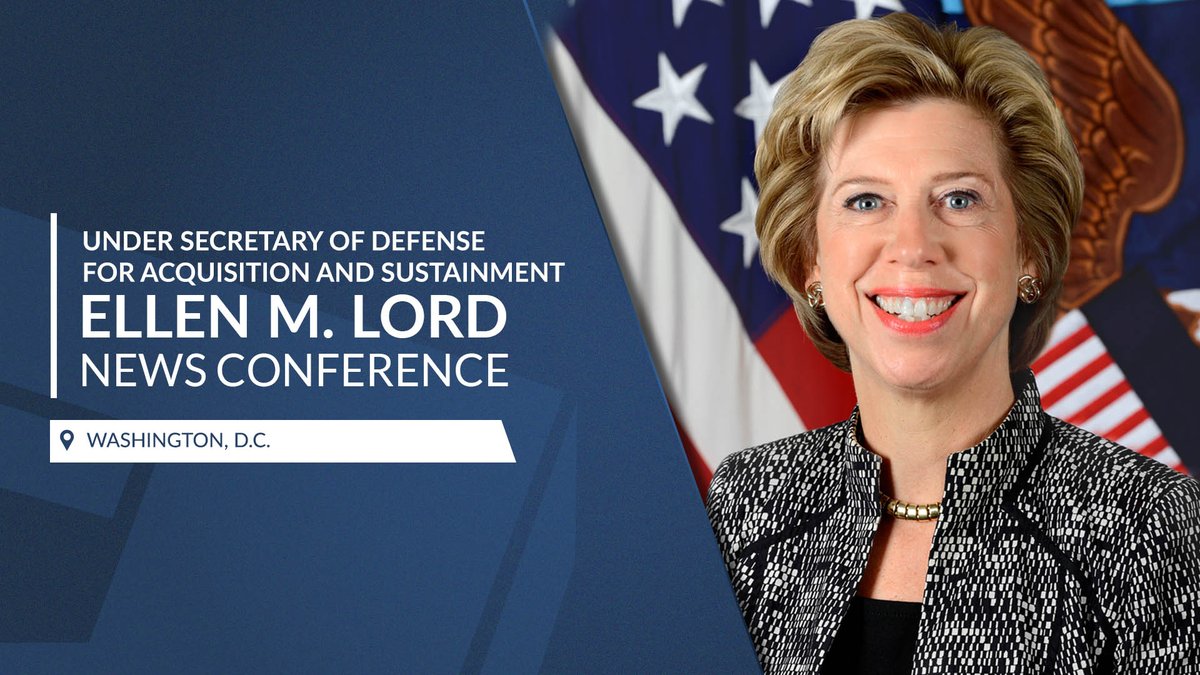 WATCH LIVE: Under Secretary of Defense for Acquisition and Sustainment ...