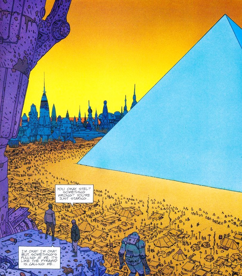 Jean Giraud Moebius Comic Panels