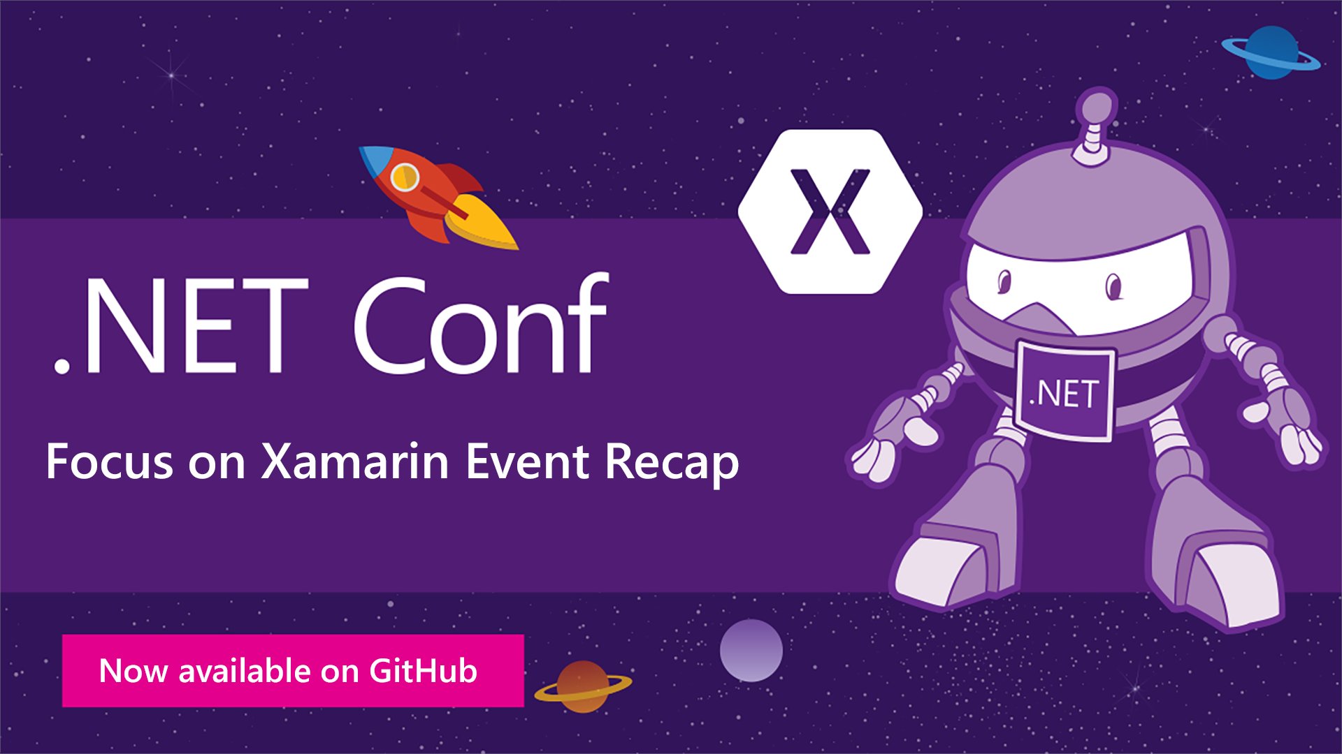 Microsoft Visual Studio on Twitter: "The #dotNETConf Focus on Xamarin event was so much fun. We ...