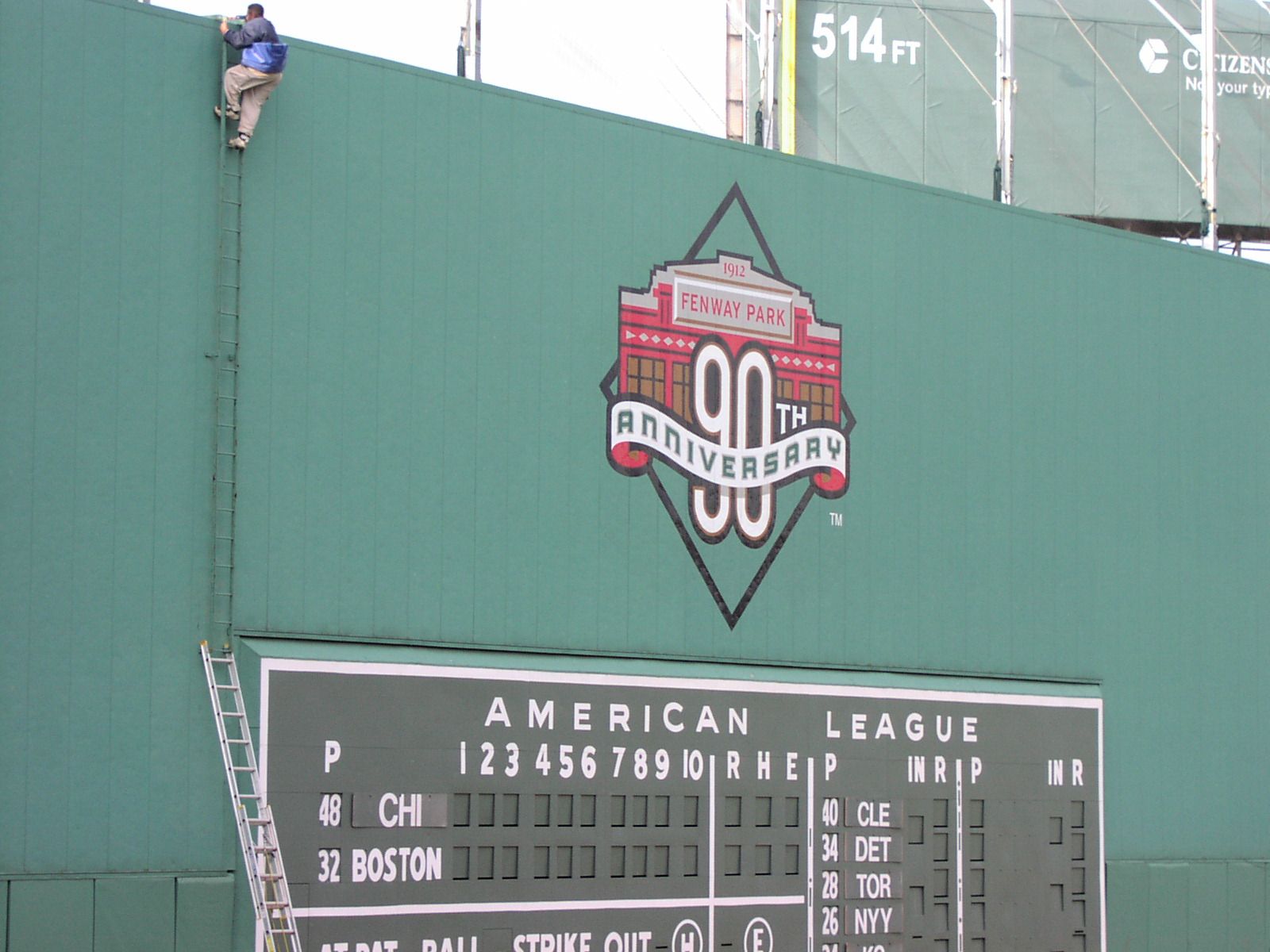 Green Monster Fenway Logo