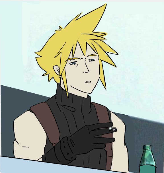 「cloud in ff7r is just the tired ben affl」|☀️ Alex Chiu ☀️のイラスト