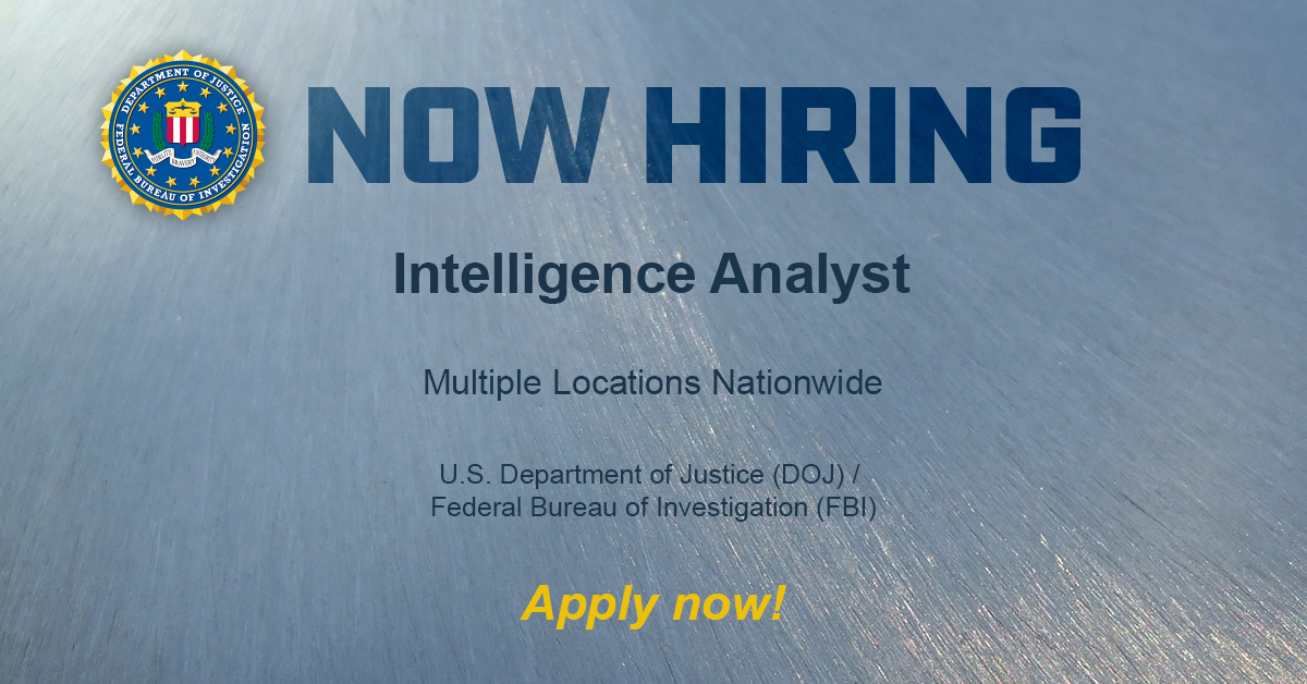 Fbi Intelligence Analyst