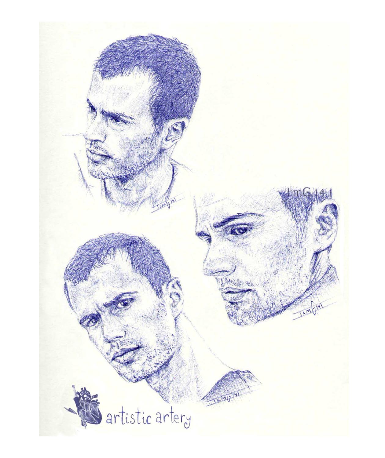 Theo James Drawing THEO JAMES 2024 | Rowan Papier Ph. For Vogue...