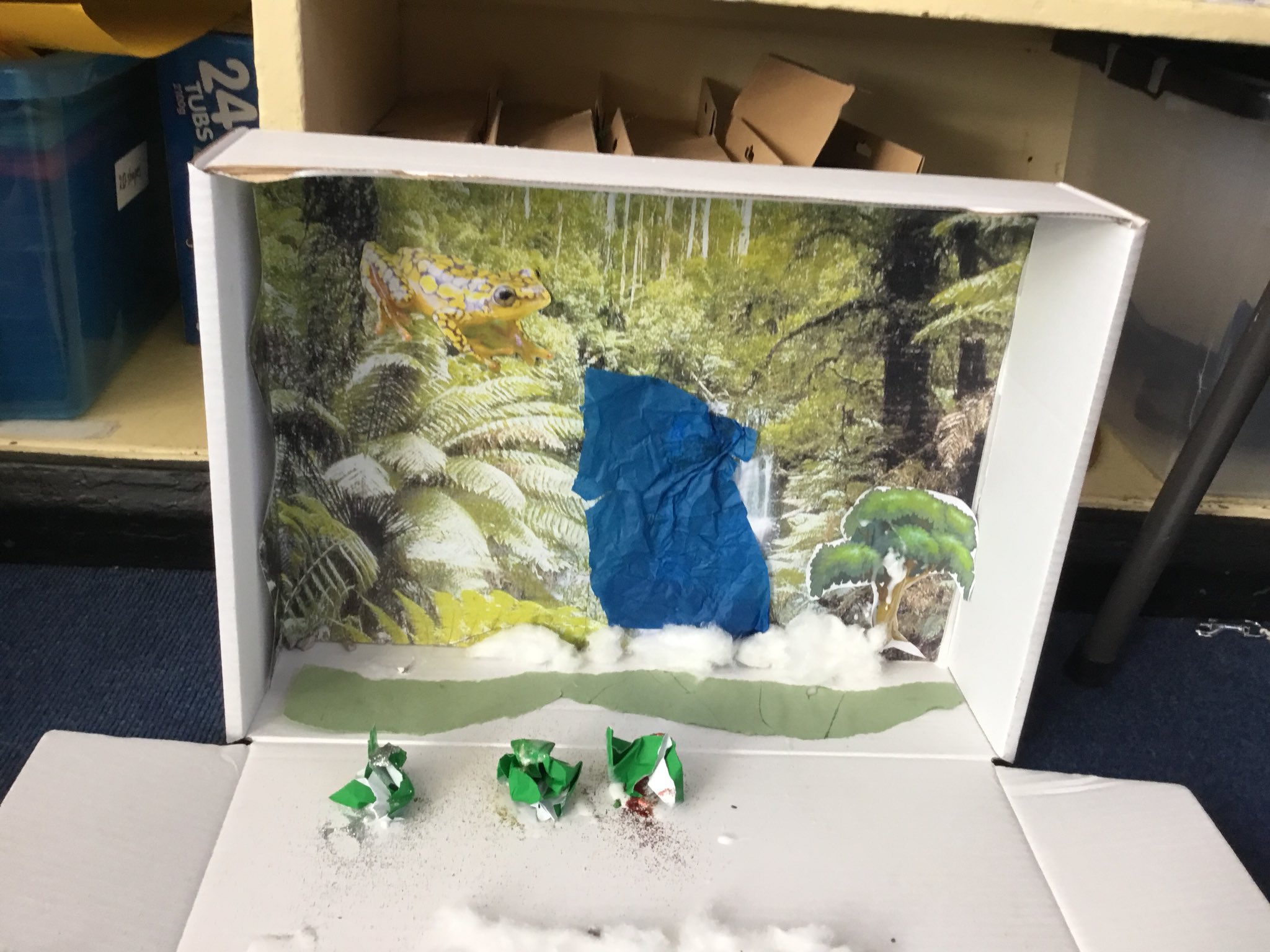 Taiga Ecosystem Shoebox