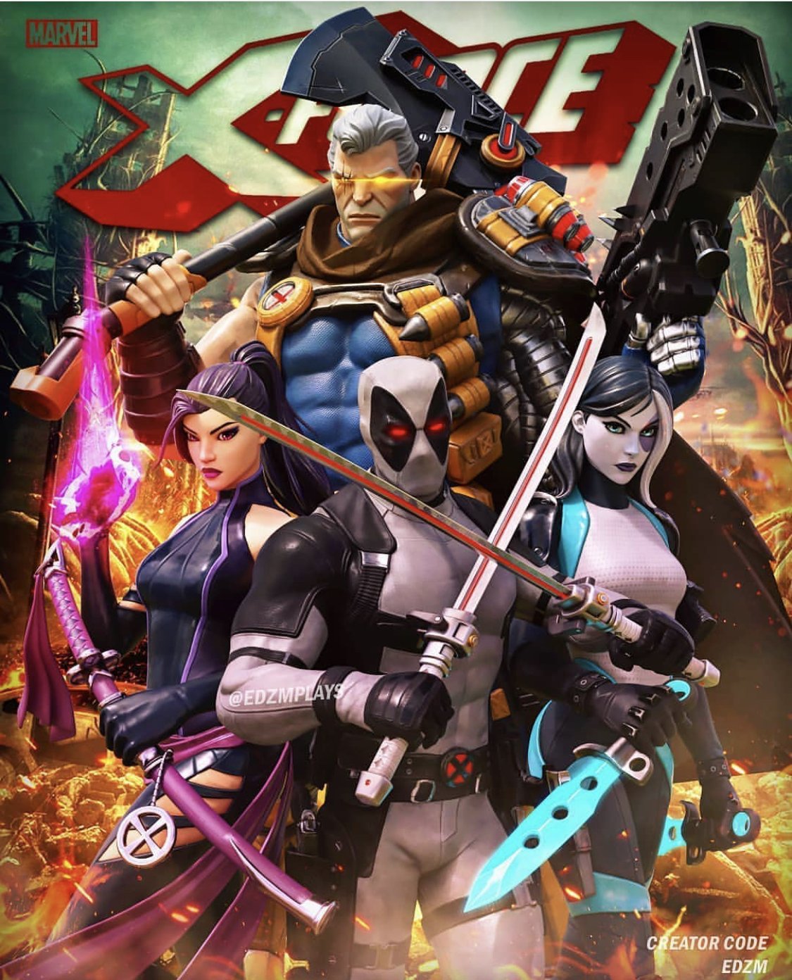 Deadpool Game Domino And Psylocke