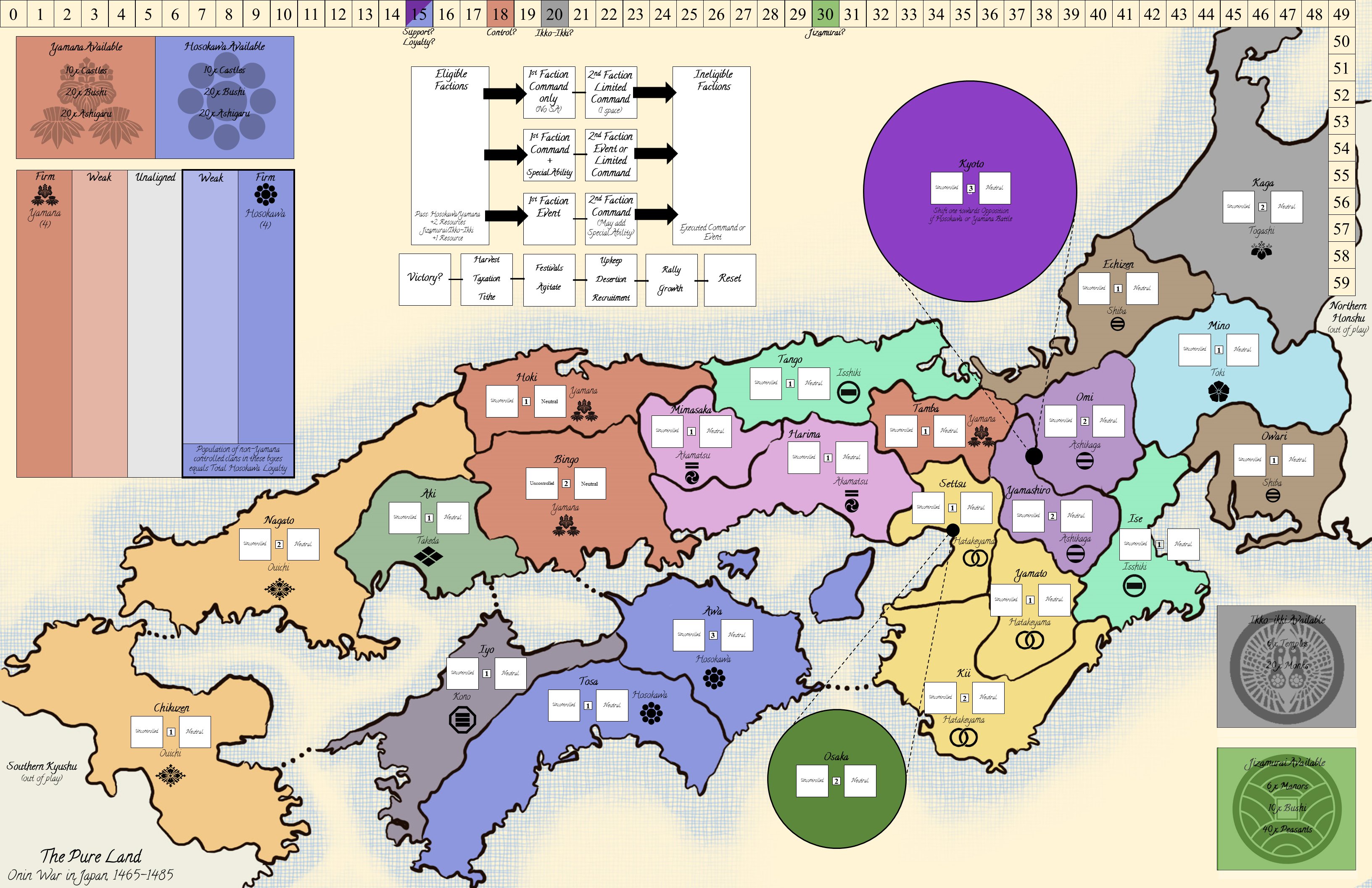 Japanese Feudalism Map