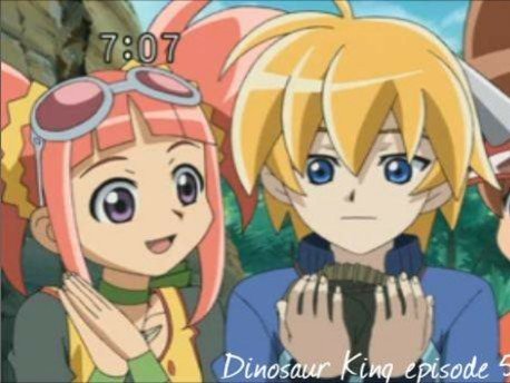 Dinosaur King Rex And Zoe Kiss
