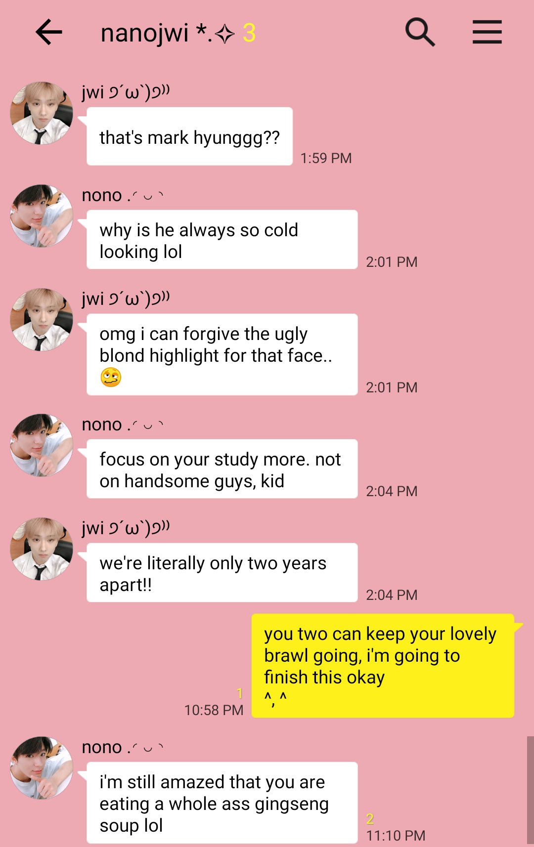 okaeri markmin *･ﾟ on Twitter: "049. looks good…