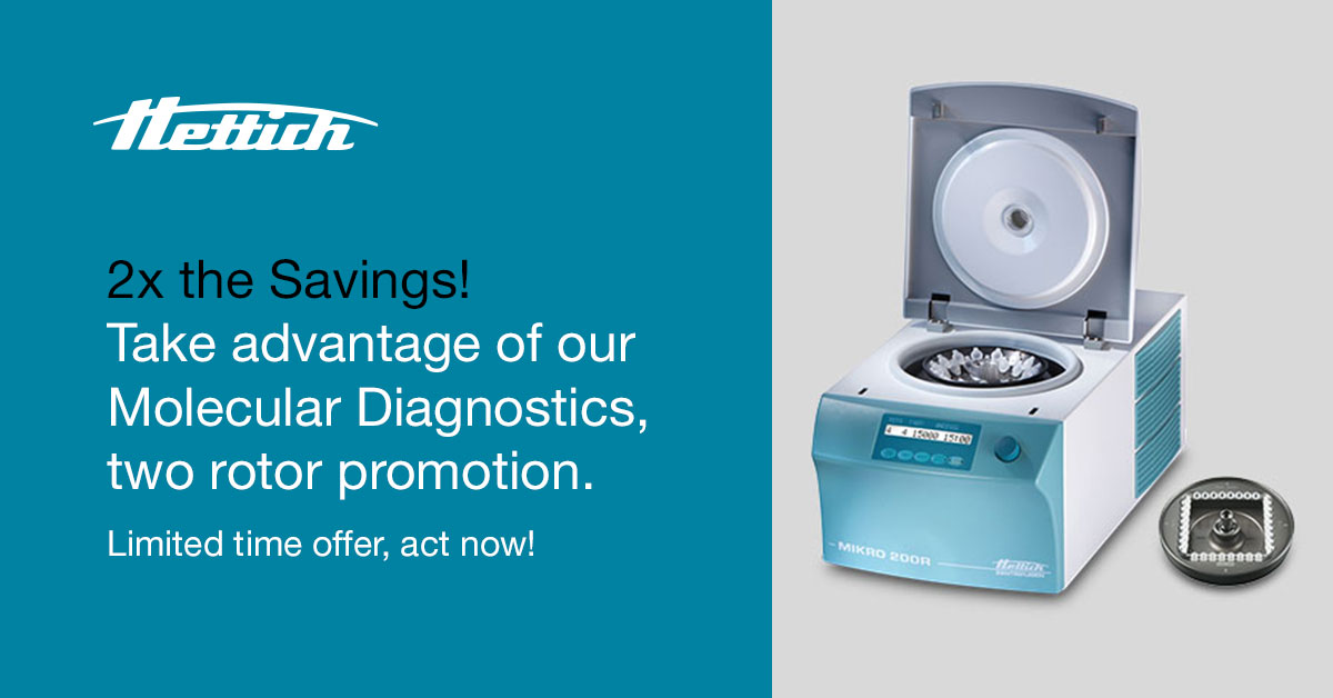 Hettich Instruments on Twitter: "Get 2x the savings with the #Hettich #MolecularDiagnostics # ...