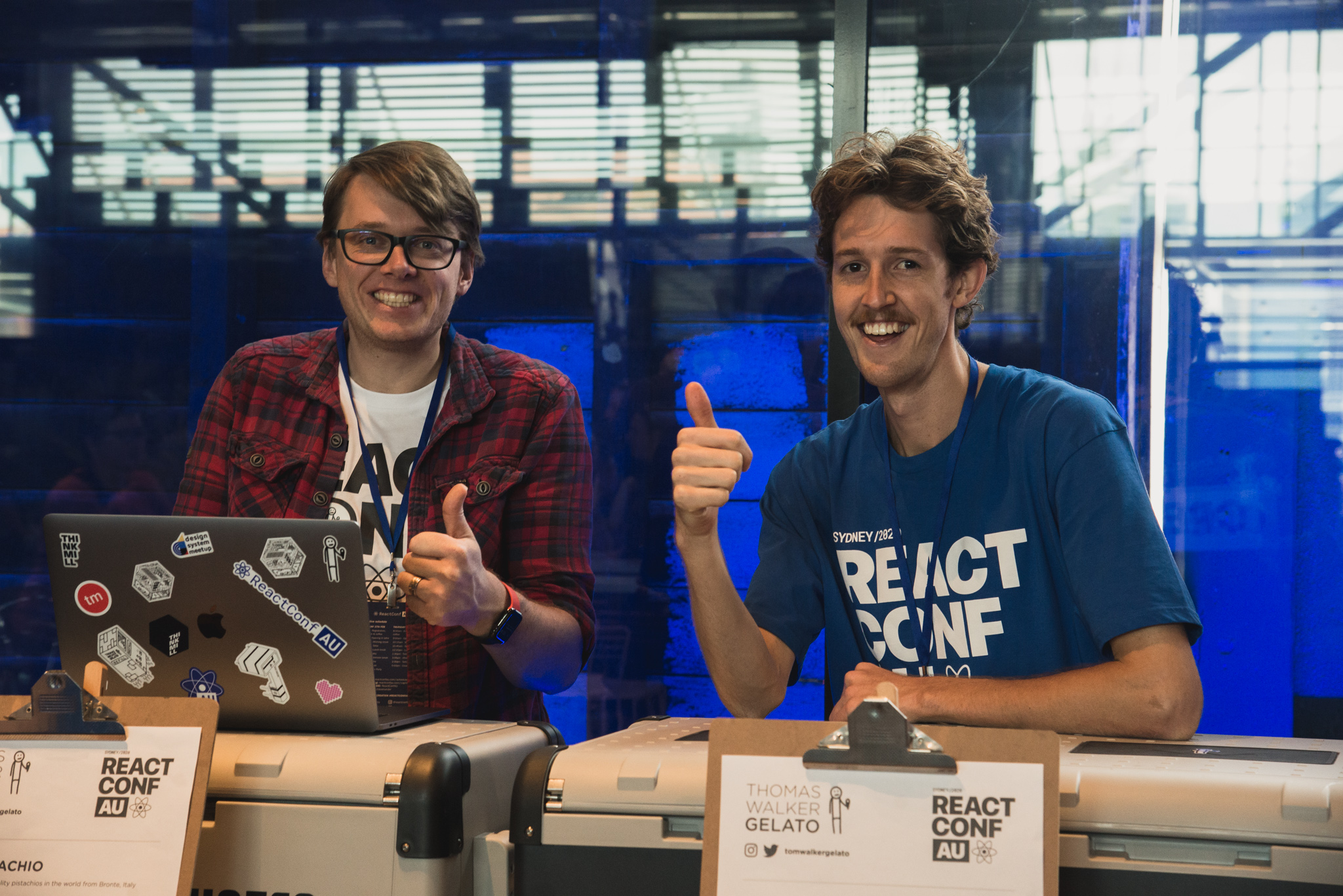 ReactConf AU on Twitter: "Tom of @tomwalkergelato was updating the #ReactConfAU website while he ...