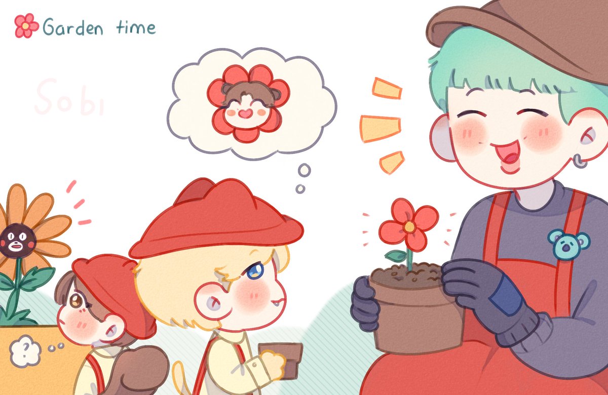 「Kinder gang 🤙 」𝘚𝘰𝘣𝘪🐿🐱hiatusの漫画